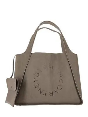 Stella McCartney Tote Bag With Logo - Khaki