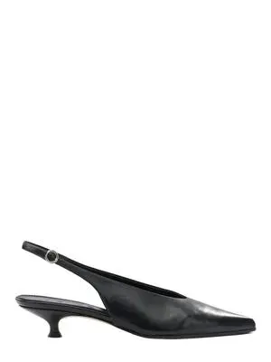 AeydĒ Heeled Slingback Pumps - Black