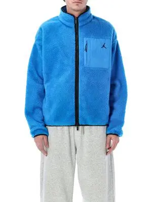 JORDAN Flight High-pile Shearling Jacket - Photo Blue