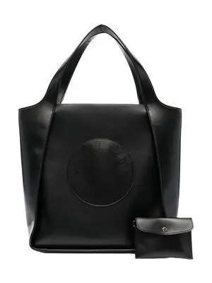 Stella McCartney Perforated Logo Tote Bag - Black