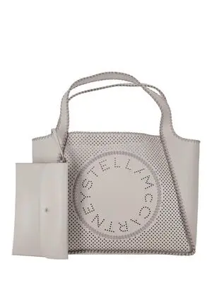 Stella McCartney Tote Bag Perforated Eco Alter Mat - Clay