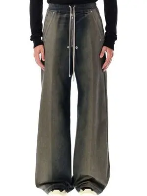 Rick Owens Wide Leg Trousers - Dark Dust Degrade
