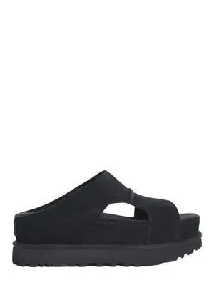 UGG Goldenstar Hi Suede Slippers - Black