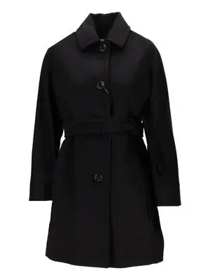 Max Mara Collared Coat - Nero