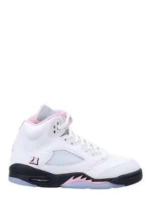 JORDAN 5 Retro Sneakers - White Med Soft Pink