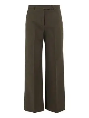 QL2 DONNA Stretch Cotton Trousers - Green