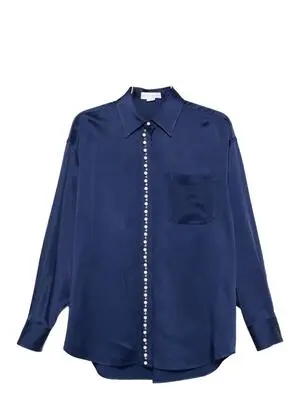 Stella McCartney Pearl Embellished Shirt - Blue