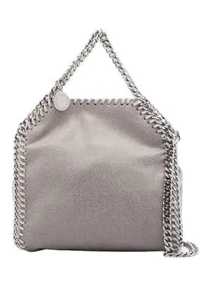 Stella McCartney Falabella Tiny Crossbody Bag - Light Grey