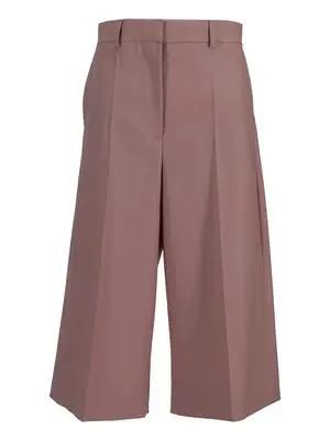 Stella McCartney Canvas Tailoring Culotte - Dusty Rose