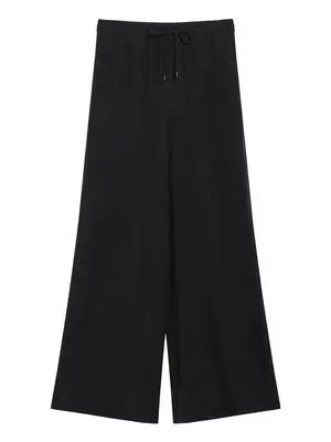 Max Mara Wide-leg Silk Trousers - Blue