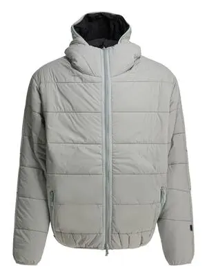 DAIWA PIER39 Nylon Reversible Short Down Jacket - Silver