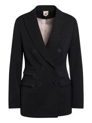 Max Mara Double-breasted Virgin Wool Jacket - Blue