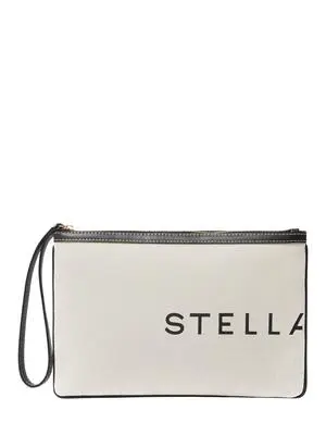Stella McCartney Smc Canvas Pouch - Ecru