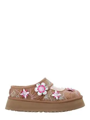 UGG Floral Embellished Flat Shoes
