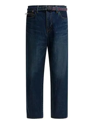 Sacai Relaxed Fit Jeans - Blue