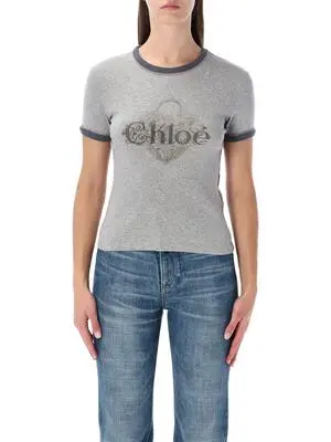 Chloé T-shirt - Neutral Grey