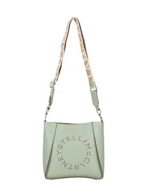 Stella McCartney Logo Crossbody Bag - Sage Green