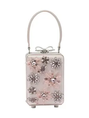SELF-PORTRAIT Satin Mini Handbag - Pink
