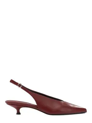 AeydĒ Heeled Slingbacks - Red