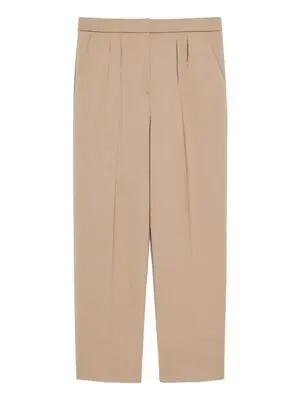 Max Mara Verbano Slim-fit Trousers - Nocciola