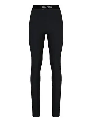 TOM FORD Leggings With Logo - Black