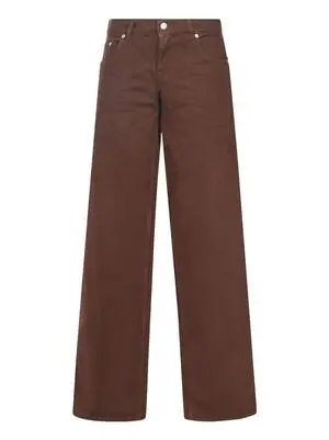 STELLA MCCARTNEY Wide Leg Five-Pocket Trousers