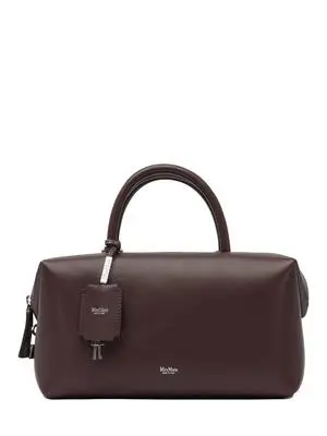 Max Mara Satchel Handbag - Bordeaux