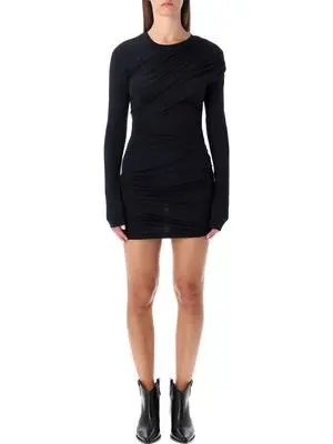 MARANT ETOILE Denise Mini Dress - Black