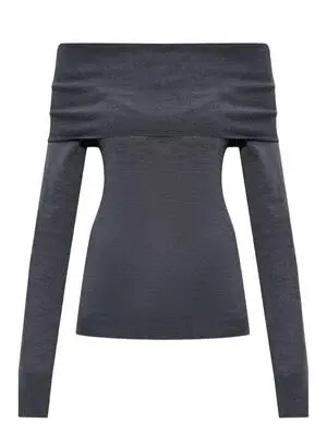 Stella McCartney Light Wool Jumper - Dark Grey Melange