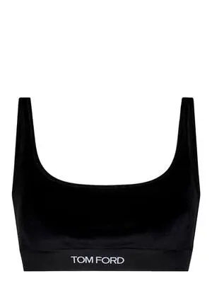 TOM FORD Tops With Logo - Black