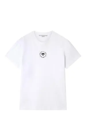Stella McCartney Iconic Mini Heart T-shirt - Pure White
