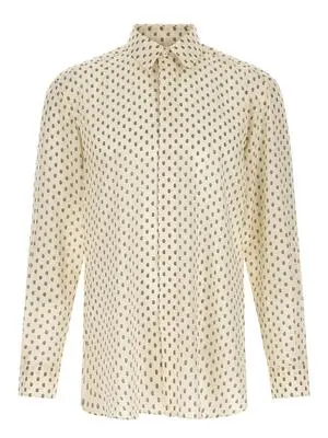 TOM FORD Paisley Print Shirt - Beige