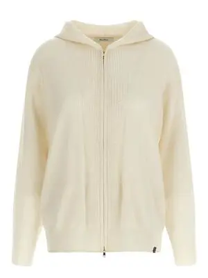 Max Mara Mxpcrusca' Cashmere Cardigan - White