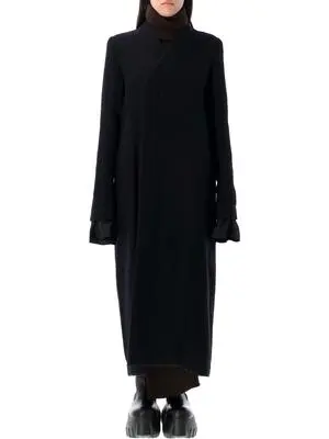 Rick Owens Wool Museum Coat - Black