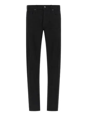 TOM FORD Straight Leg Selvedge Jeans - Black