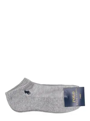 Ralph Lauren Sport Low Cut No Show Socks 3 Pack - Grey