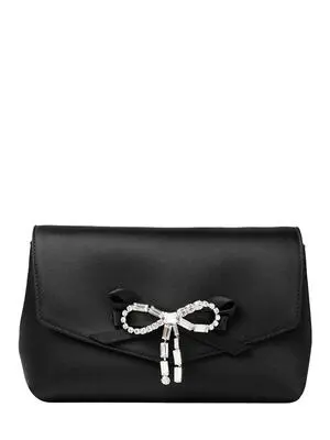 JIMMY CHOO Soft Bow Mini Bag - Black