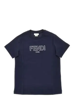 Fendi Logo T-shirt - Blue