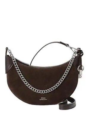Ralph Lauren Polo Id Mini Chain Crossbody Bag - Chocolate/tobacco