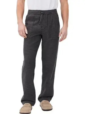 Taylor Stitch Textured Weave Pants - Charcoal Sashiko