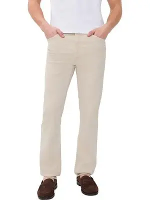 FRAME Modern Straight Twill Jeans - Milk Beige