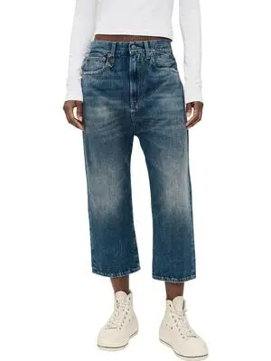 R13 Tailored Drop Jeans - Kellen Blue