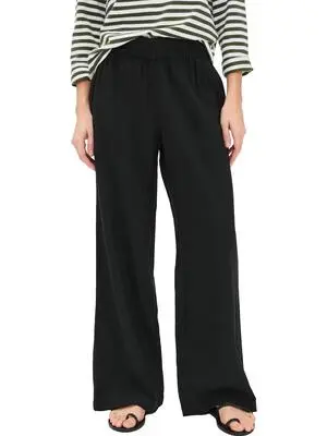 Marine Layer Allison Tencel Trousers - Black