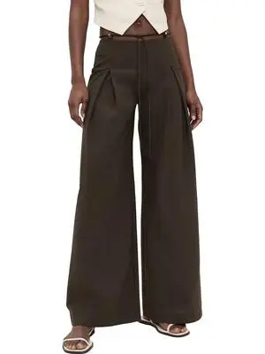 Bec & Bridge Albi Beaded Trousers - Espresso