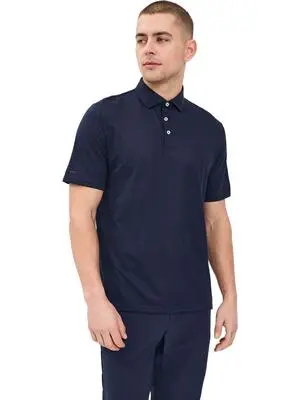 Rlx Ralph Lauren Solid Tour Pique Polo - Refined Navy
