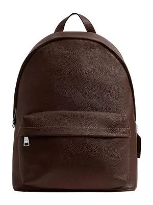 COACH® Taylor Backpack - Pebbled Leather/silver/maple