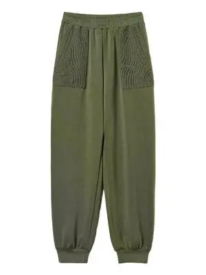 TWINSET Crochet-detail Track Pants - Green