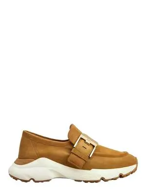 TOD'S Buckle-detail Sneakers - Brown