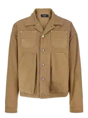 Dsquared2 Drop-shoulder Jacket - Neutrals