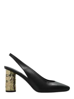 Givenchy Square-toe Block-heel Pumps - Black